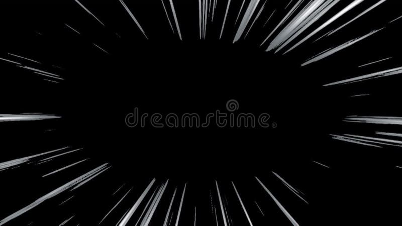 Seamless Loop Anime Comic Speed Lines Fast Speed Line Overlay Isolated ...