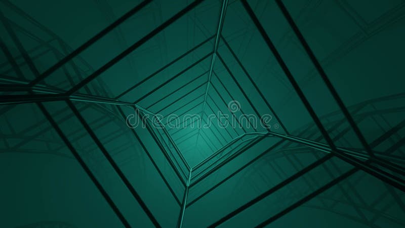 Seamless Loop Background with Abstract Misty Tunnel Made of Three ...