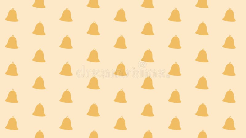 Seamless Loop Bell Comic Cartoon Cute Clean Pastel Color Static ...