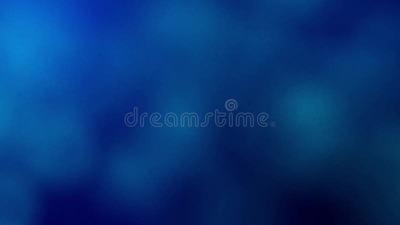 Seamless Loop Blurred Bokeh Animation on Blue Background. Looped Blue ...