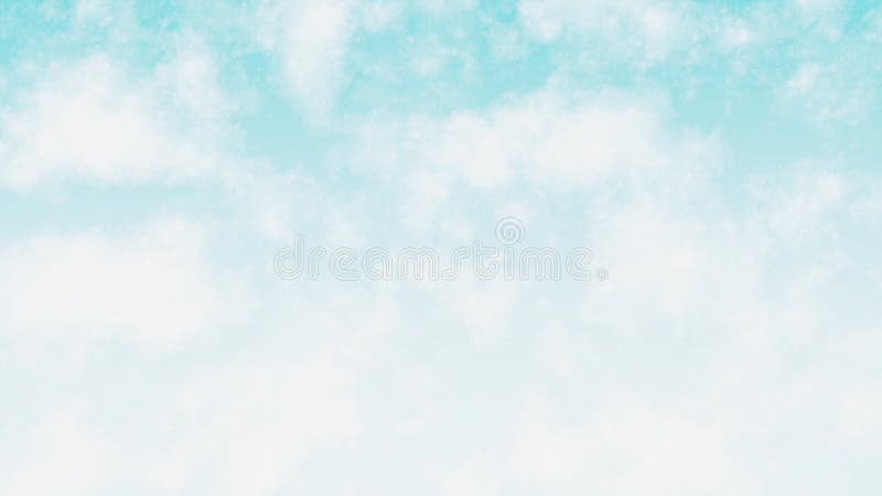 Seamless Loop Cloud Moving on Blue Sky Stock Video - Video of scene ...