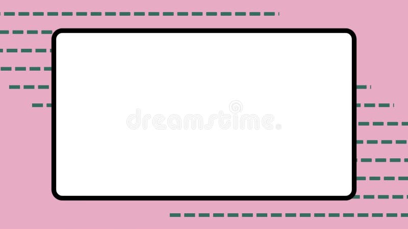 Seamless Loop of a 2D Animation of Horizontal Lines Streaming Across ...