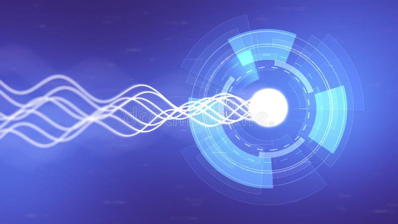 Seamless Loop Data Line Stream Network Center Super Fast Speed Digital ...