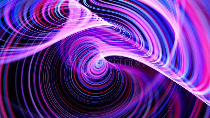 Seamless Loop: Dynamic Neon Spirals - 4K Motion Graphics - High ...
