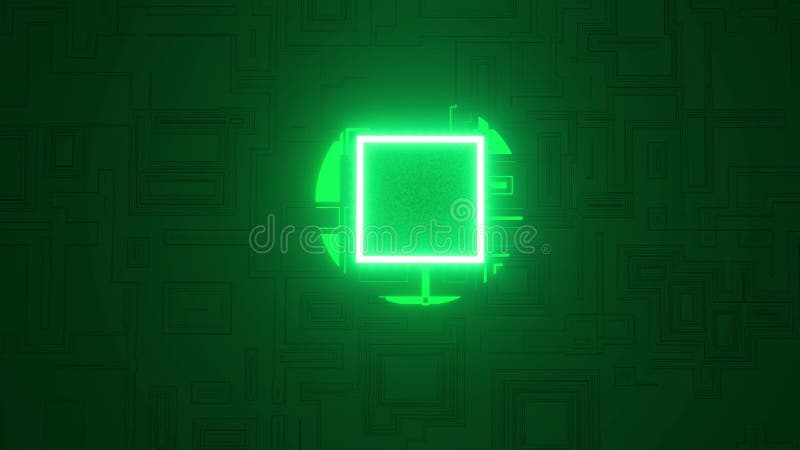 Seamless Loop Futuristic High-Tech Concept Visualization: Motherboard ... Seamless Loop Futuristic High-Tech Concept Visualization: Motherboard ...