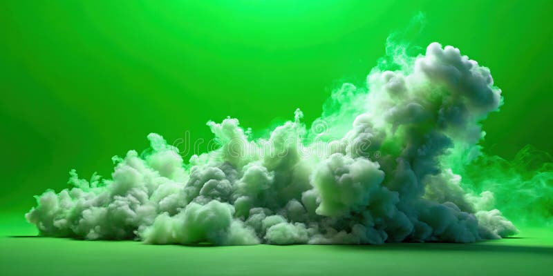 Seamless Loop Ground Smoke Animation for VFX Projects Green Screen ...