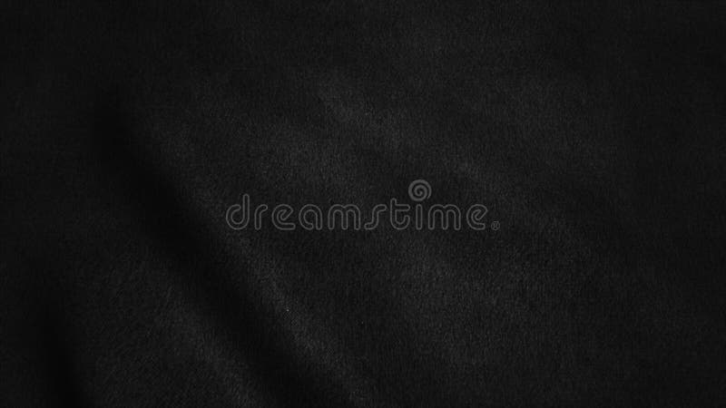 Seamless Loop with Highly Detailed Black Fabric Texture Stock ...