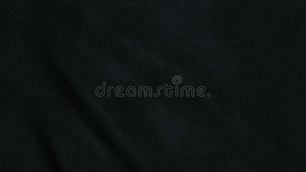 Seamless Loop with Highly Detailed Black Fabric Texture Stock ...