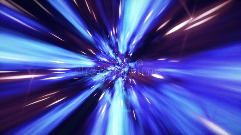 Interstellar Travel through Space and Time at the Speed of Light. Stock ...