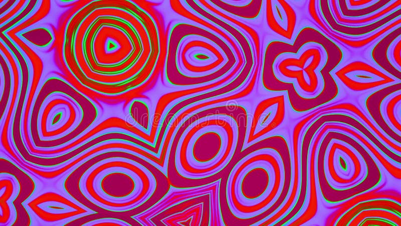 Moving Random Wave Texture. Seamless Loop Psychedelic Wavy Animated ...