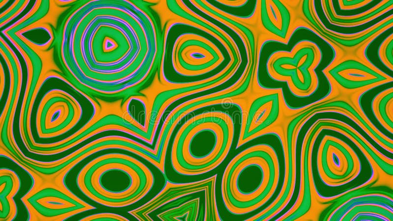 Seamless Loop Moving Random Wave Texture. Psychedelic Wavy Animated ...