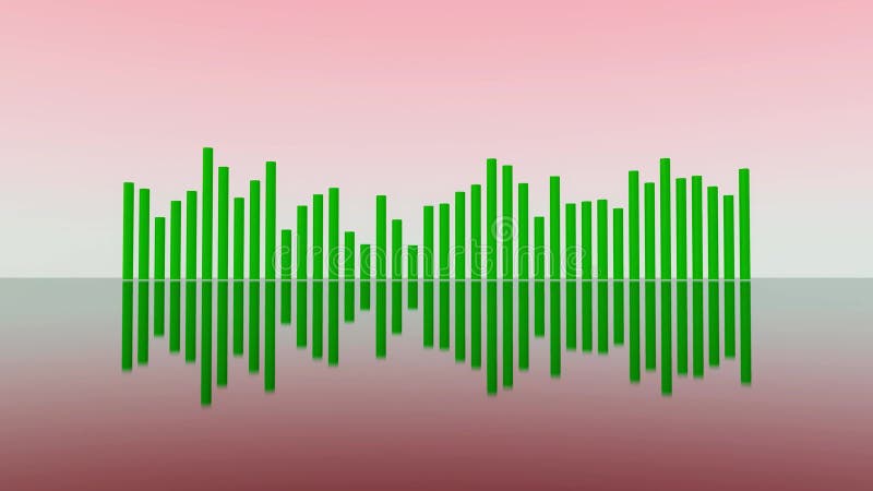 Seamless Loop Multicolored Audio Spectrum Visualizer. Soundwave Effect ...