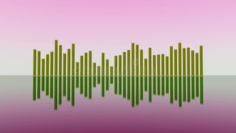 Seamless Loop Multicolored Audio Spectrum Visualizer. Soundwave Effect. Music Visualizer ...