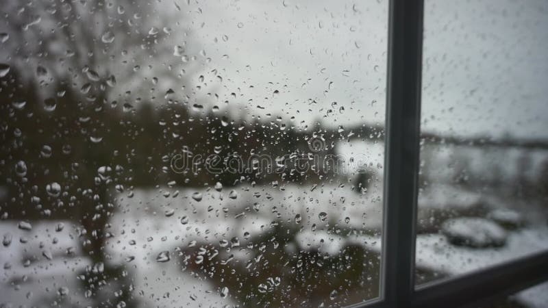 Raindrops Keep Falling on a Window Seamless Loop Stock Footage - Video ...