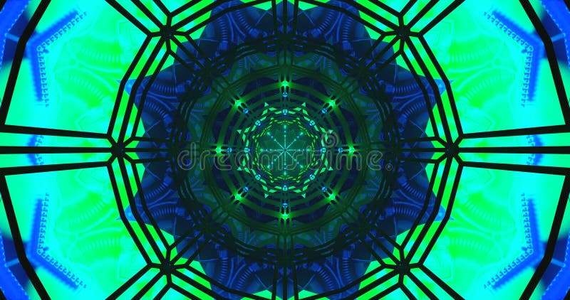 Dynamic Green Tunnel Video Vj Loop with Seamless Motion for Immersive Visual Experiences Stock ...