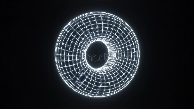 Morphing Wireframe Cube To Sphere To Torus Stock Footage - Video of ...