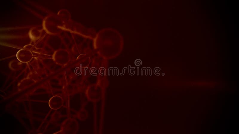 Animation Depicting a Complex Molecular Structure. Stock Video - Video ...