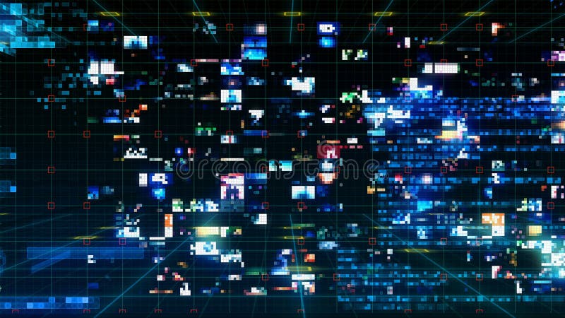 Technology Interface Computer Data Screen GUI Stock Video - Video of ...