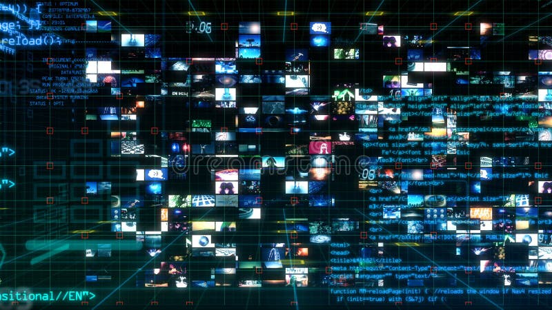 Technology Interface Computer Data Screen GUI Stock Video - Video of ...