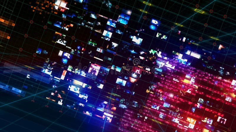 Technology Interface Computer Data Screen GUI Stock Video - Video of ...