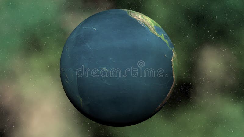 Earth Rotation Around Sun - 3D Render Stock Video Footage - Video of ...
