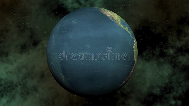 Earth Rotation Around Sun - 3D Render Stock Video Footage - Video of ...