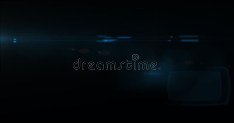 Seamless Looping Lens Flare Element. Stock Video - Video of optical ...