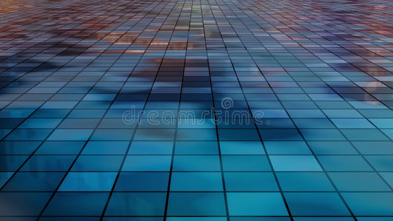 Seamless Looping Movement on the Sidewalk of the Night City Stock ...