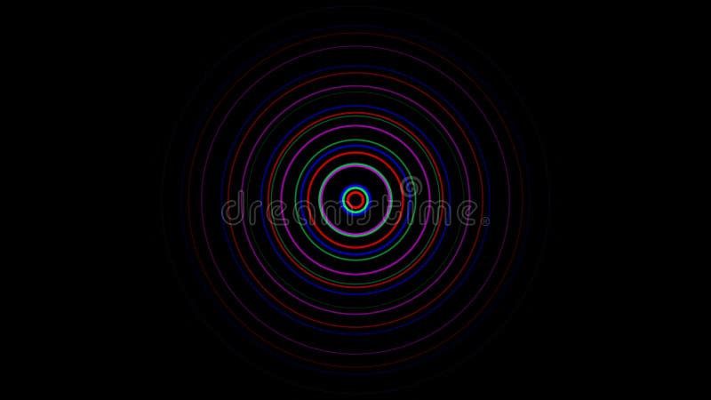 A Seamless Looping Multicolor Target Background Stock Footage - Video ...