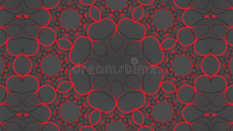 Abstract Red Lines Background. Seamless Looping Optical Illusion ...
