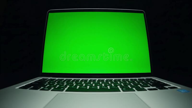 Seamless Looping Video of Laptop Computers with Green Screens for ...