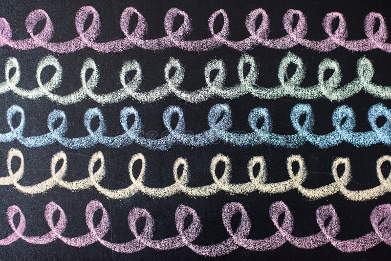 Seamless Loops Pattern. Different Colors Stock Image - Image of grunge ...