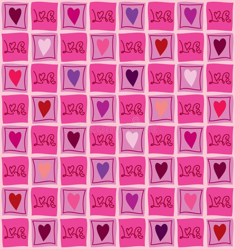 Candy Heart Background stock vector. Illustration of love - 3990118