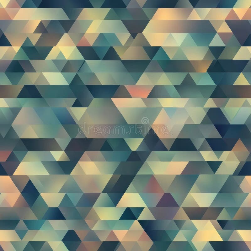 Seamless Low-poly Geometric Pattern with Soft Gradients for Modern ...