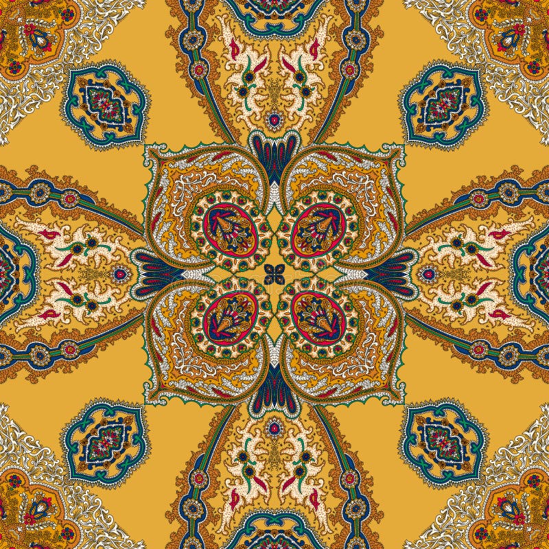 Seamless Luxury Decorative Pattern, Beautiful Symmetric Texture Ready ...