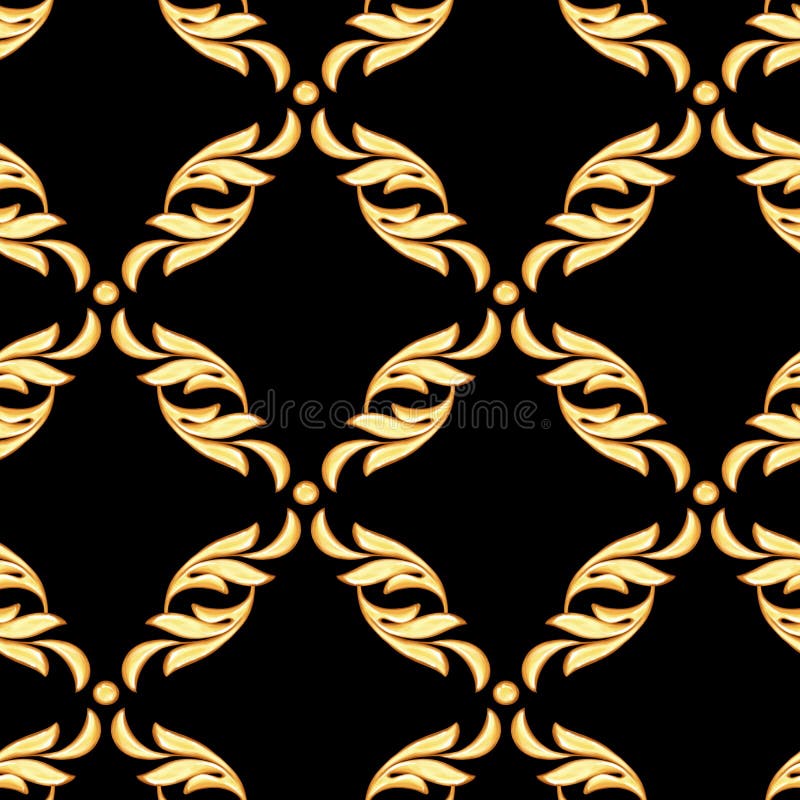 Seamless luxury pattern stock illustration. Illustration of luxury ...