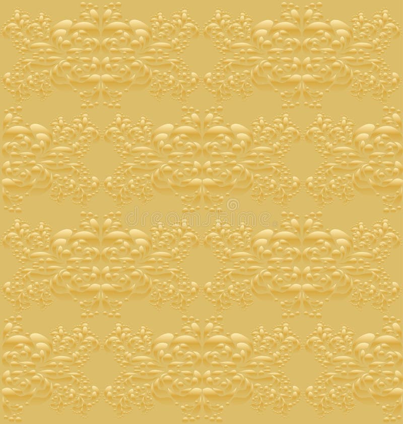 Seamless luxury wallpaper stock vector. Illustration of silk - 8727710