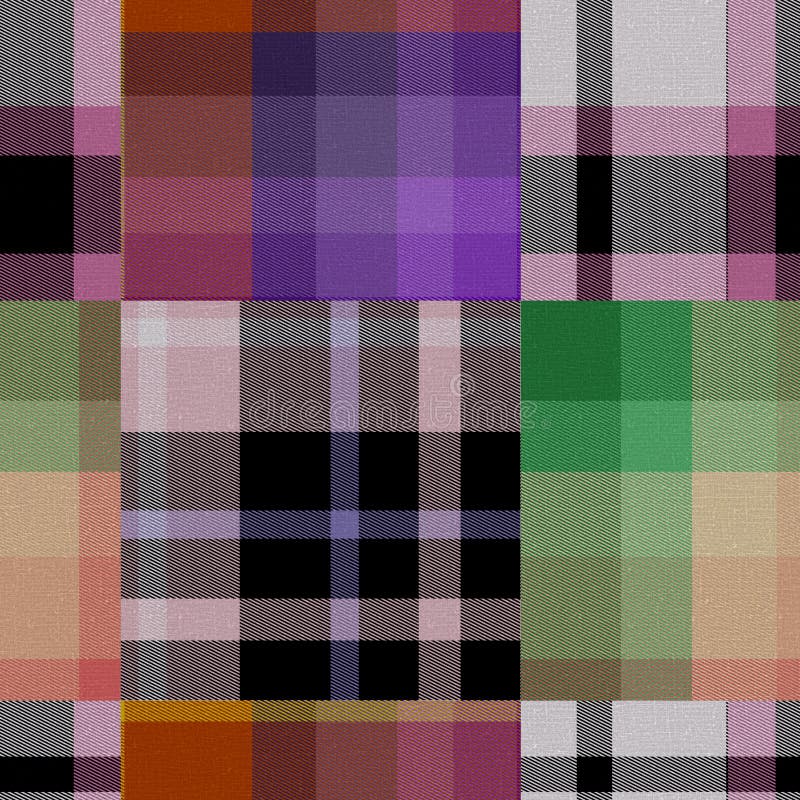 Seamless Madras Patchwork Plaid Cotton Pattern. Tileable Quilting ...