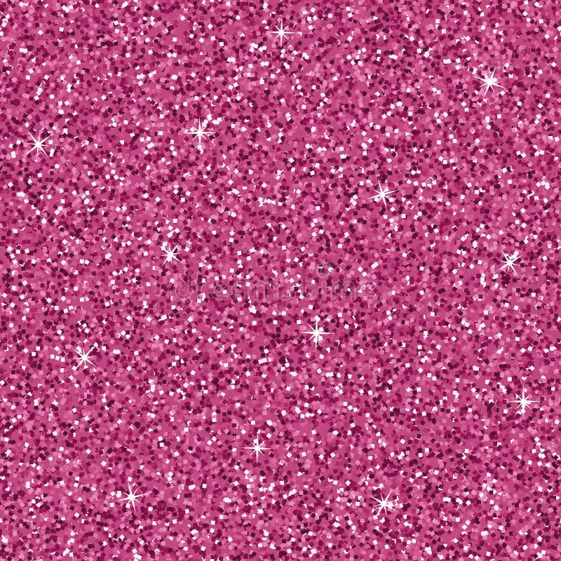 Seamless Magenta Pink Glitter Texture. Shimmer Background Stock Vector ...