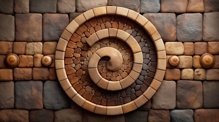 Seamless Mandala Pattern of Fossil Bones and Teeth Spiraling in ...