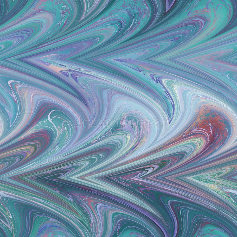 Seamless Marble Wet Ripple Wavy Fluid Pattern Stock Illustration ...