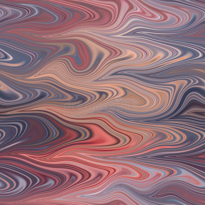 Seamless Marble Wet Ripple Wavy Fluid Pattern Stock Illustration ...