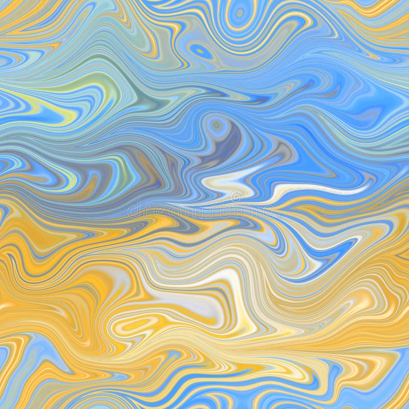 Seamless Marble Wet Ripple Wavy Fluid Pattern Stock Illustration ...