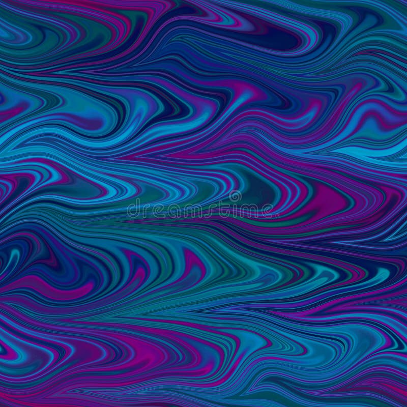 Seamless Marble Wet Ripple Wavy Fluid Pattern Stock Illustration ...