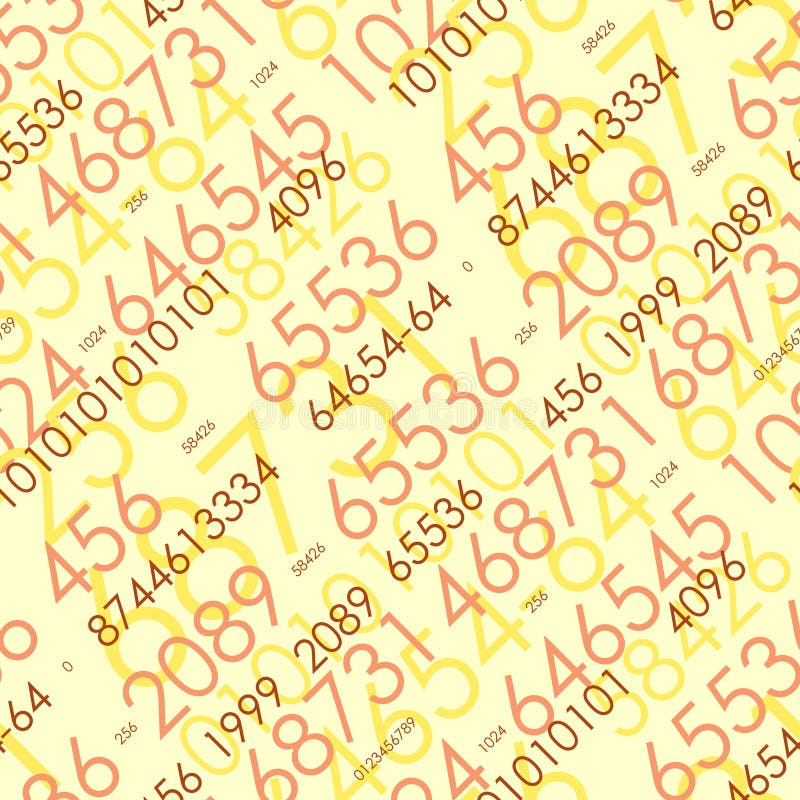 Seamless Mathematical Pattern Stock Vector - Illustration of ...