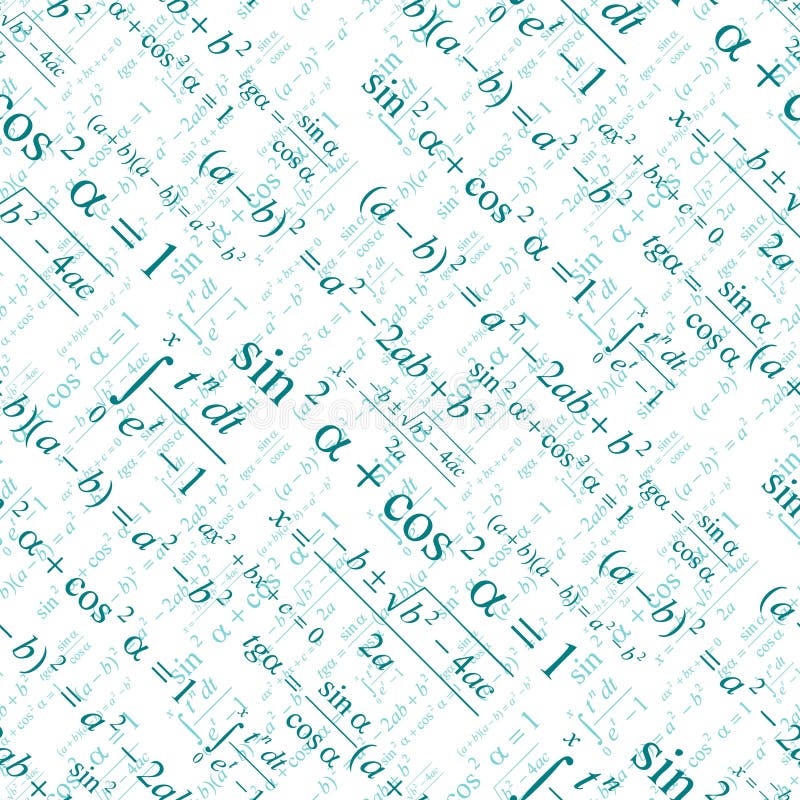 Mathematical wallpaper stock vector. Illustration of mathematics - 3398240