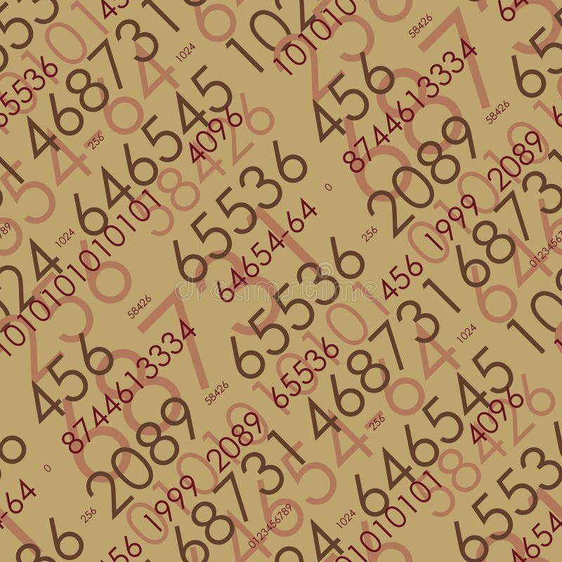 Seamless Mathematical Pattern Stock Vector - Illustration of ...