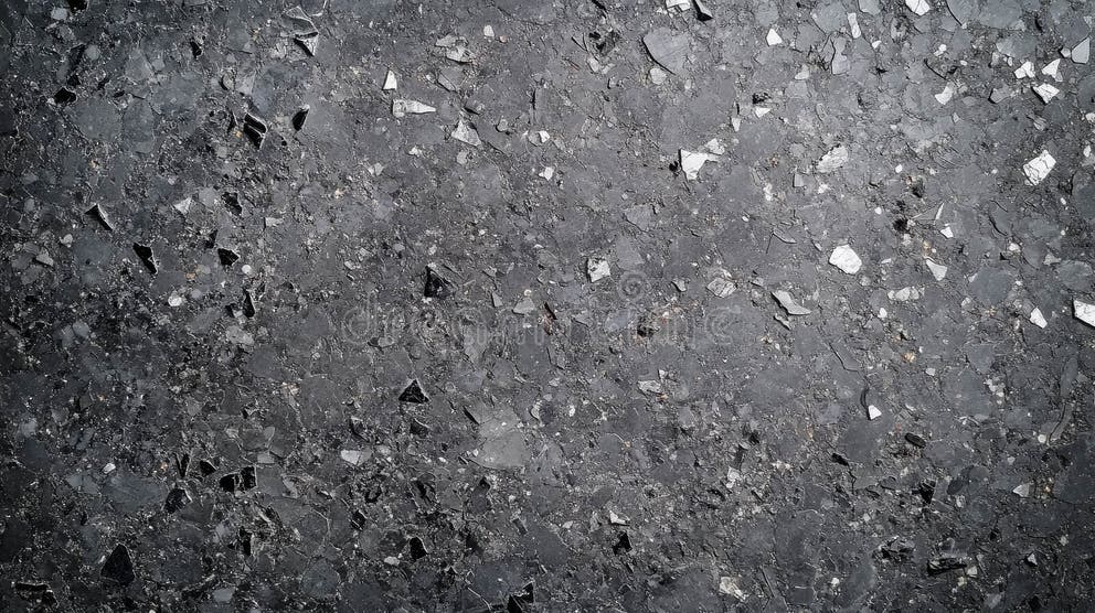 Seamless Matte Epoxy Texture with Dark Stone Fragments Stock ...
