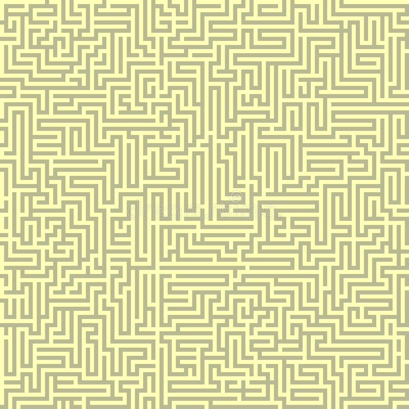 Seamless maze pattern stock illustration. Illustration of pattern ...