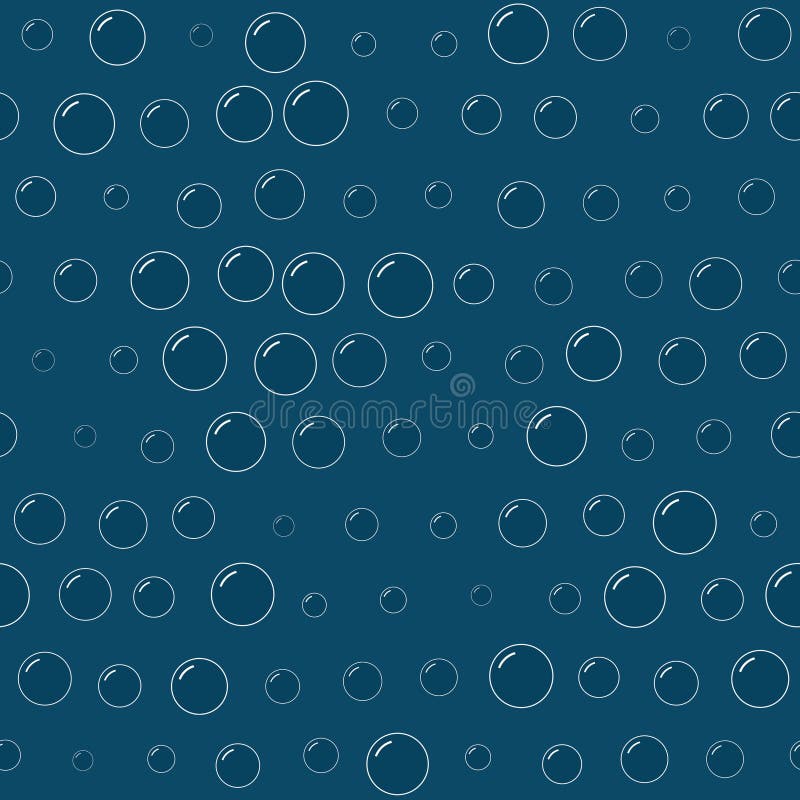 Seamless Mediterranean Sea Bubble Pattern Background Stock Vector ...